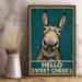 Metal Aluminum Sign - Hello Sweet Cheeks #371 - Etsy