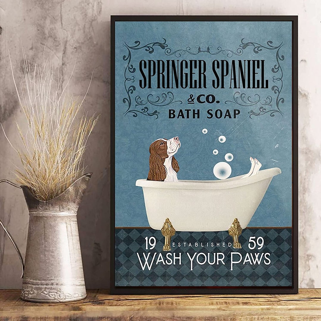 Springer Spaniel Dog Company Aluminum Sign - Etsy