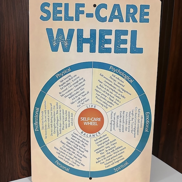 Self Care Wheel - Etsy