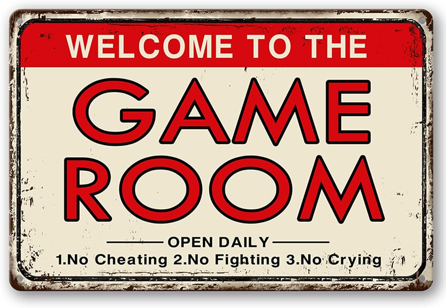 Aluminum Sign for Game Room Decor - Etsy