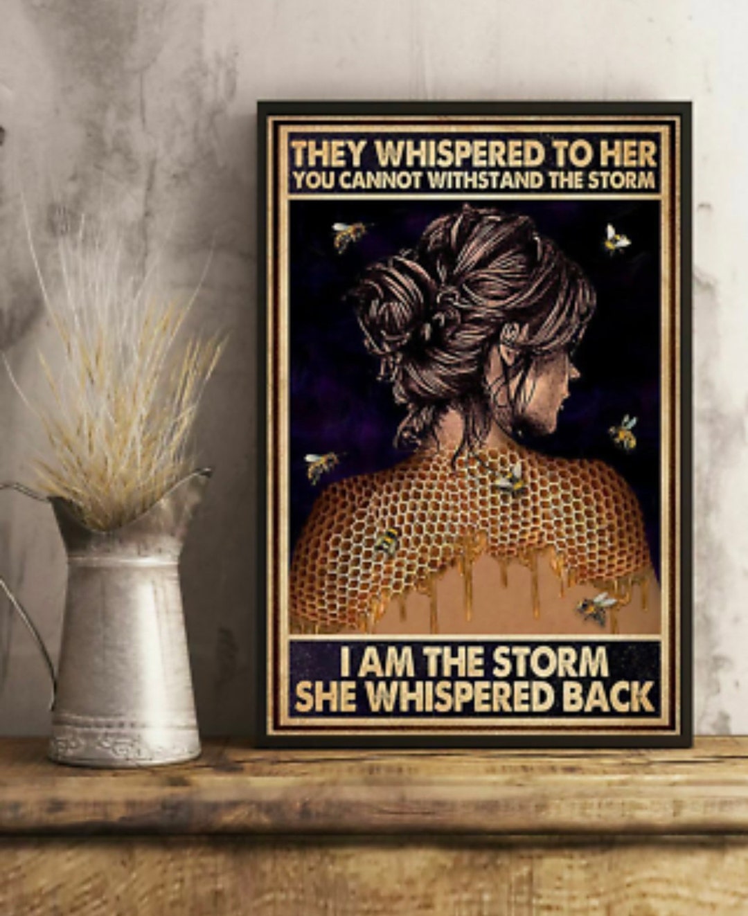 Metal Aluminum Sign - They Whispered to Her #271 - Etsy