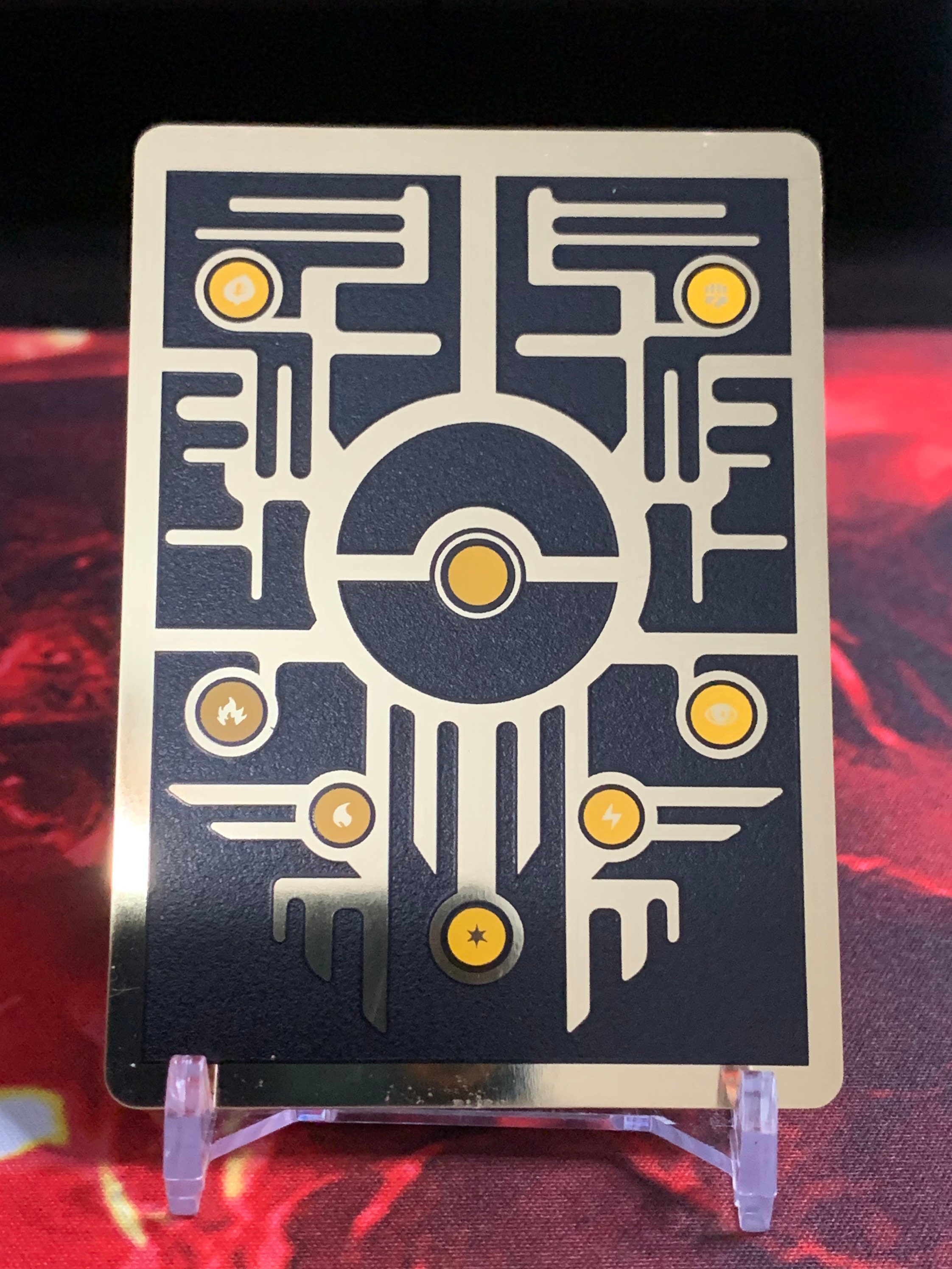 Ancient Mewtwo Custom Gold/black Metal Pokemon Card - Etsy