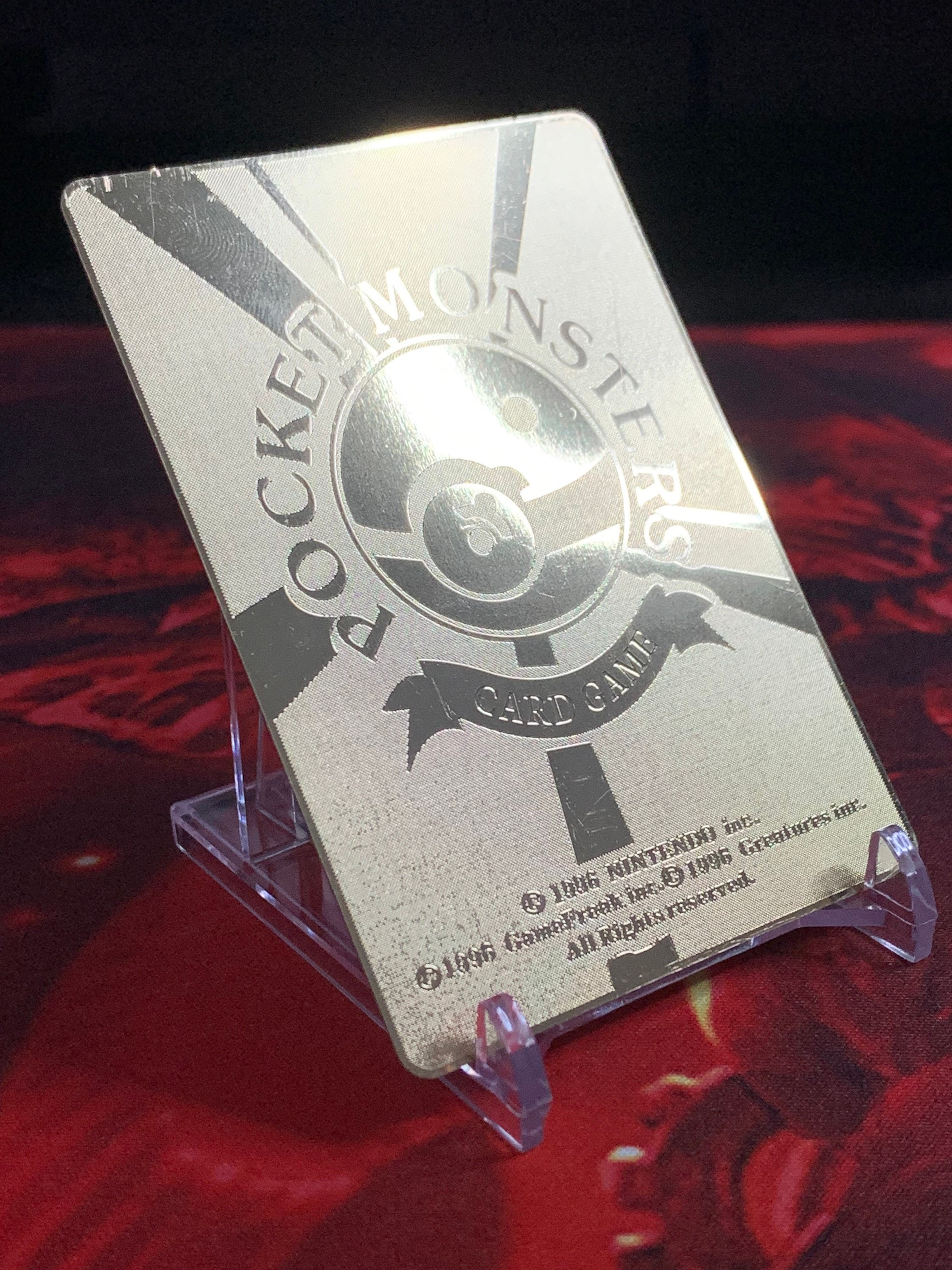 Japanese Pikachu Illustrator Custom Gold Metal Pokemon Card - Etsy