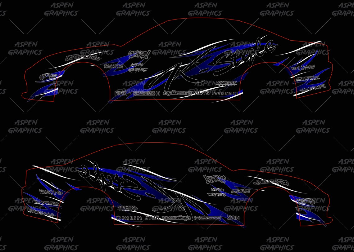 K-style Drift Livery ~ Decal, Motorsport Livery, Digital Download File ...