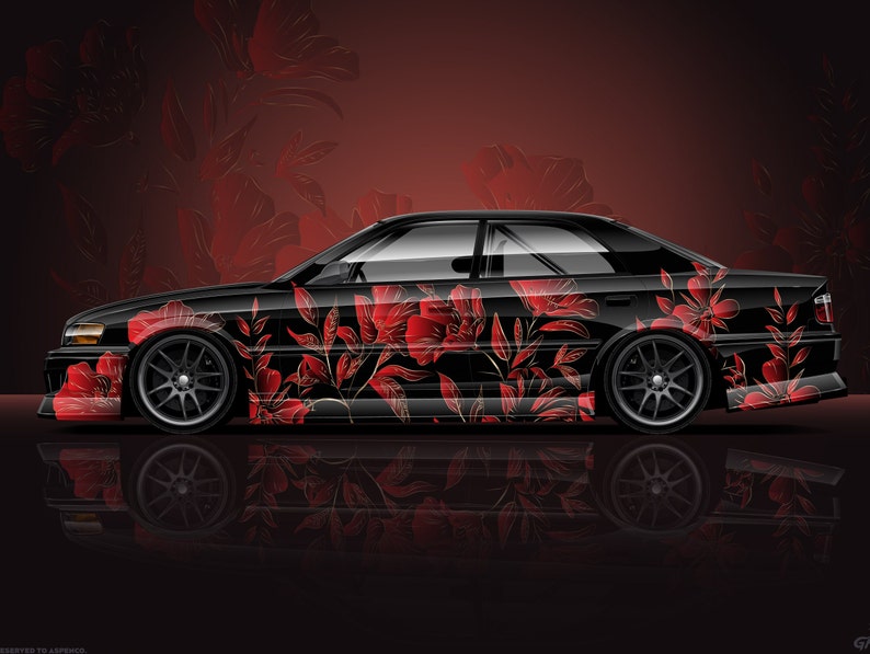 Traditional Floral Livery ~ Decal, Motorsport Livery, Digital Download ...