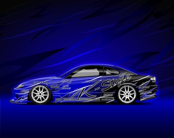 Flaming Heart Drift Livery Decal, Motorsport Livery, Digital Download File, Vehicle Wrap - Etsy