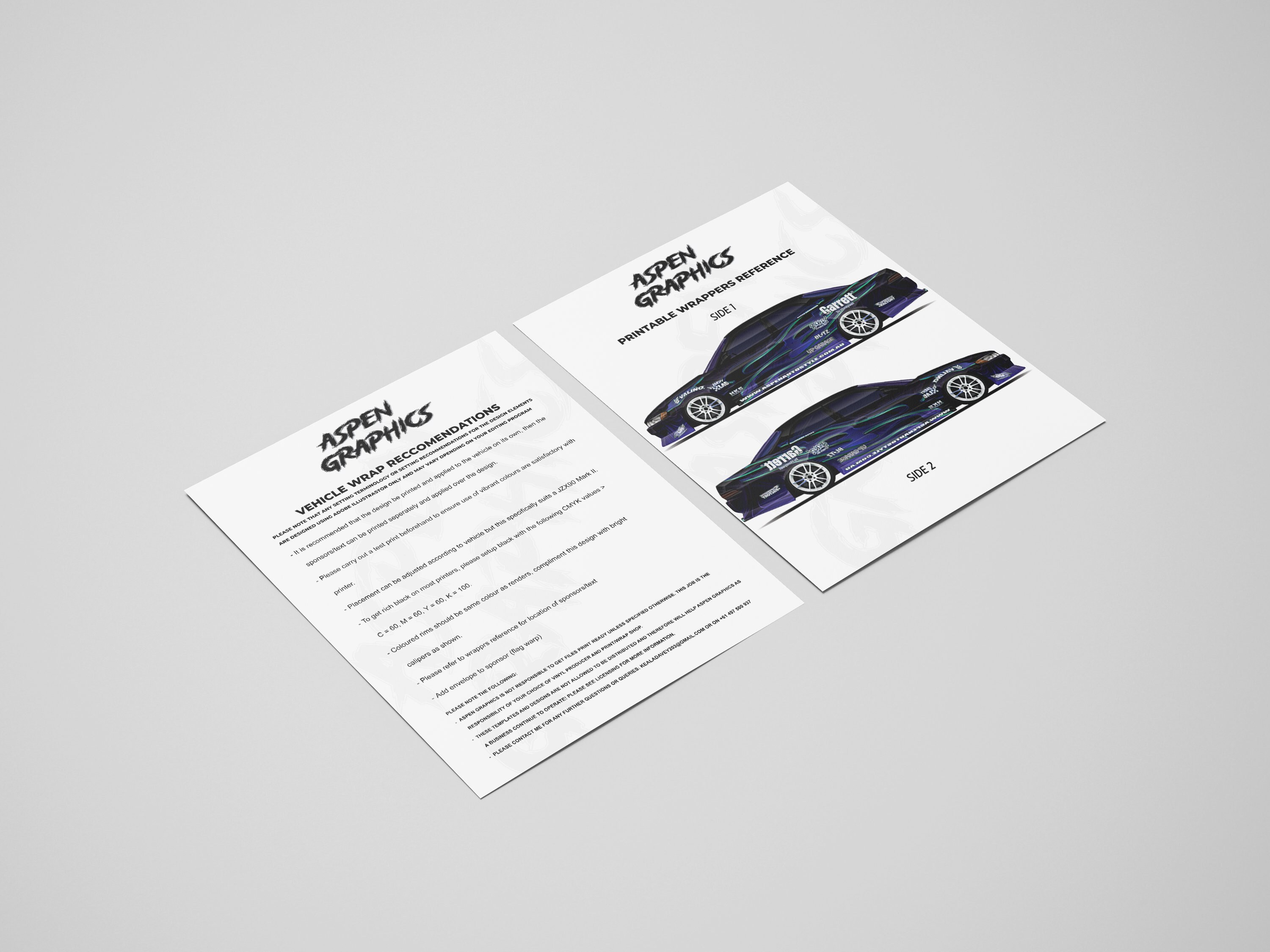 Flow Drift Livery Wrap Template ~ Decal, Motorsport Livery, Digital ...