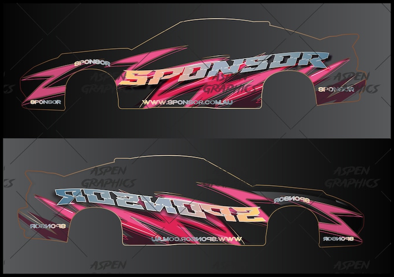 Eye Candy Y2K Drift Livery - Motorsport Livery, Car Wrap, Vehicle Decal ...