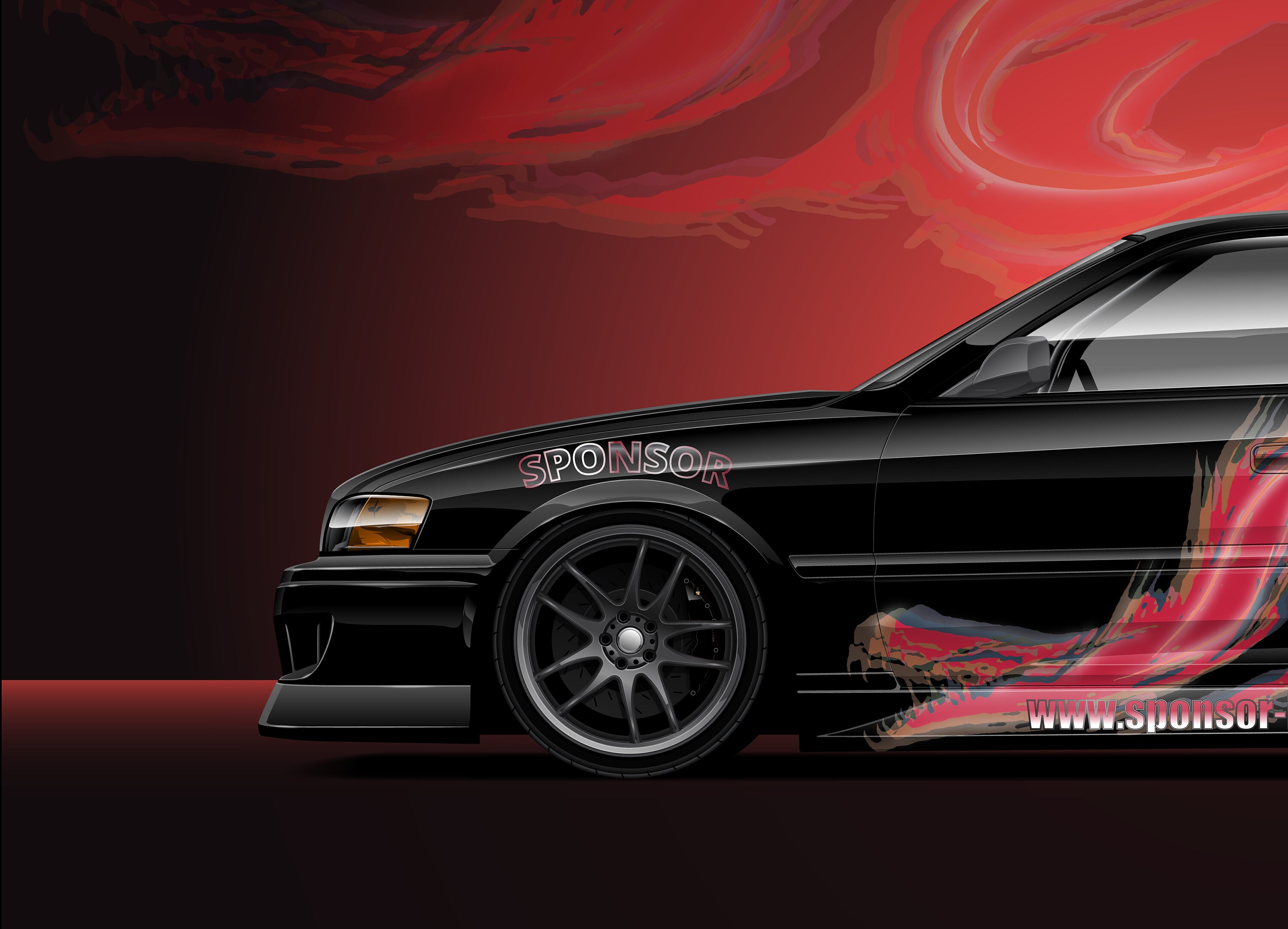 Dragon Livery ~ Vehicle Wrap, Decal, Motorsport Livery, Digital ...