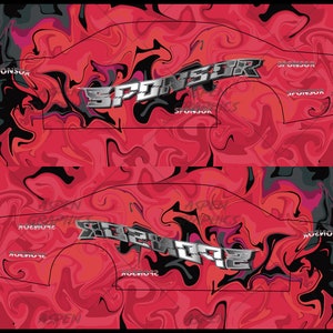 Pink Swirl Livery ~ Car Decal, Custom Car Livery, Motorsport Livery ...