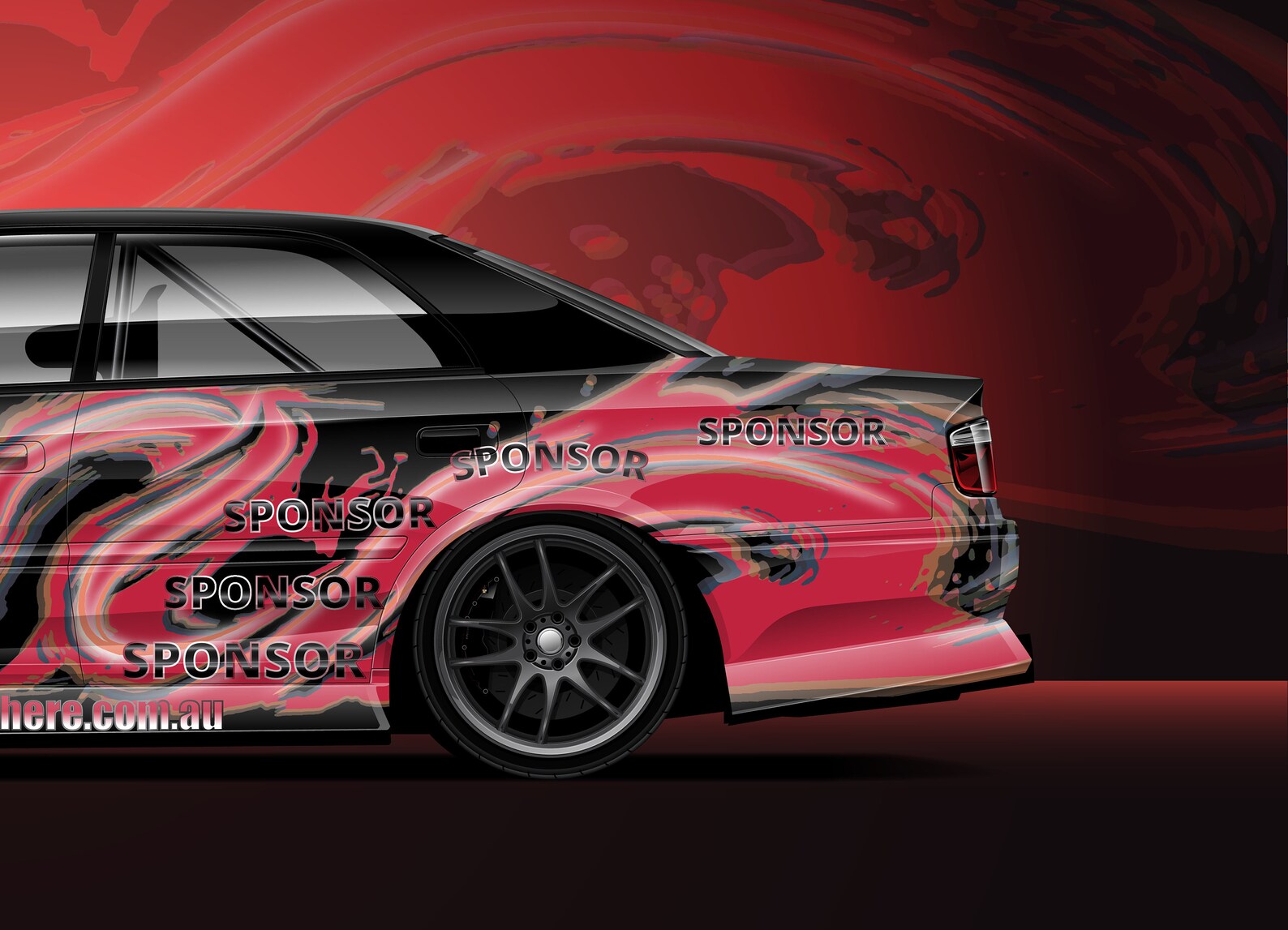 Dragon Livery ~ Vehicle Wrap, Decal, Motorsport Livery, Digital ...