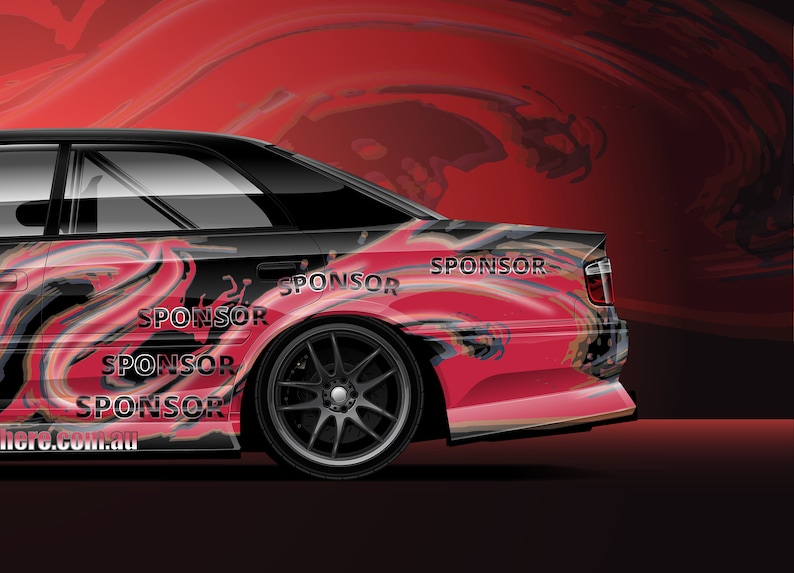 Dragon Livery ~ Vehicle Wrap, Decal, Motorsport Livery, Digital ...