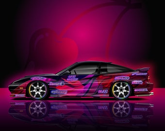 Chosen One Drift Livery Wrap Template Decal, Motorsport Livery, Digital ...