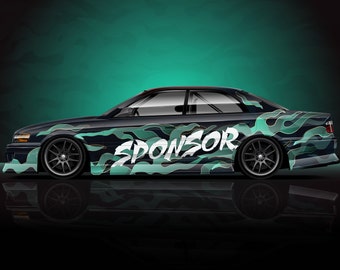 Eye Candy Y2K Drift Livery Motorsport Livery Car Wrap - Etsy