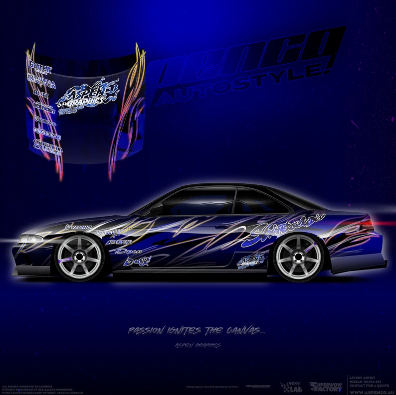 Rise Above Drift Livery ~ Decal, Motorsport Livery, Digital Download ...