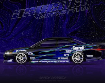 K-style Drift Livery Decal, Motorsport Livery, Digital Download File, Vehicle Wrap - Etsy