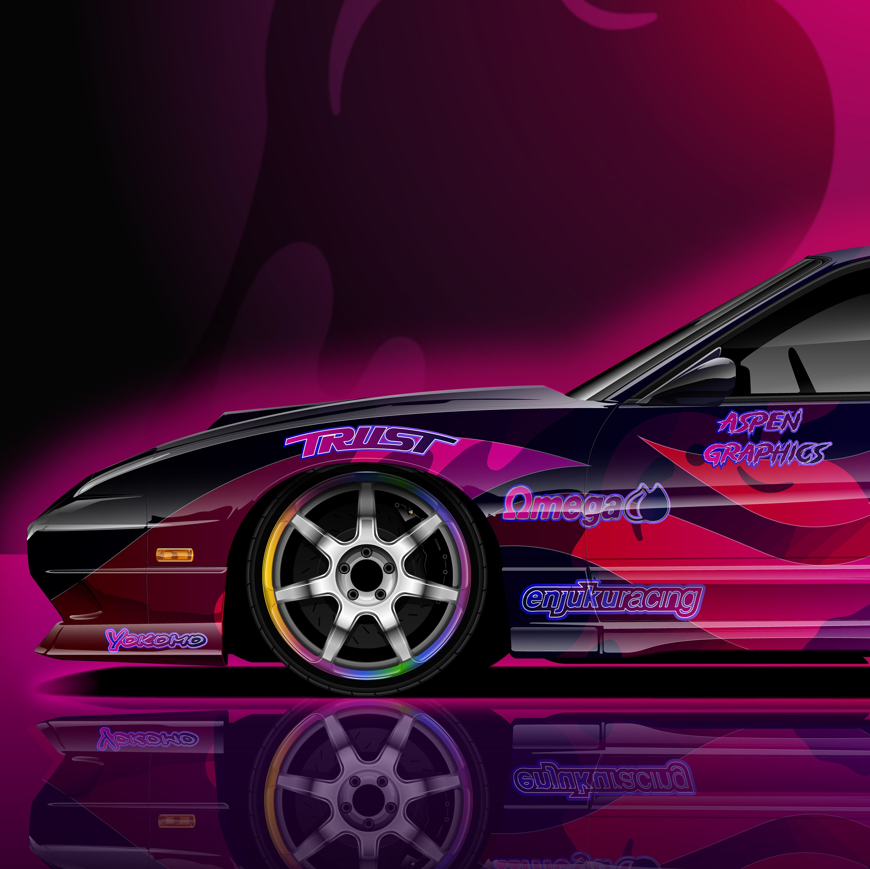 Cherry Bomb Drift Livery ~ Decal, Motorsport Livery, Digital Download ...