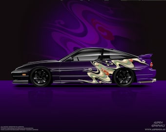 Eye Candy Y2K Drift Livery Motorsport Livery Car Wrap - Etsy