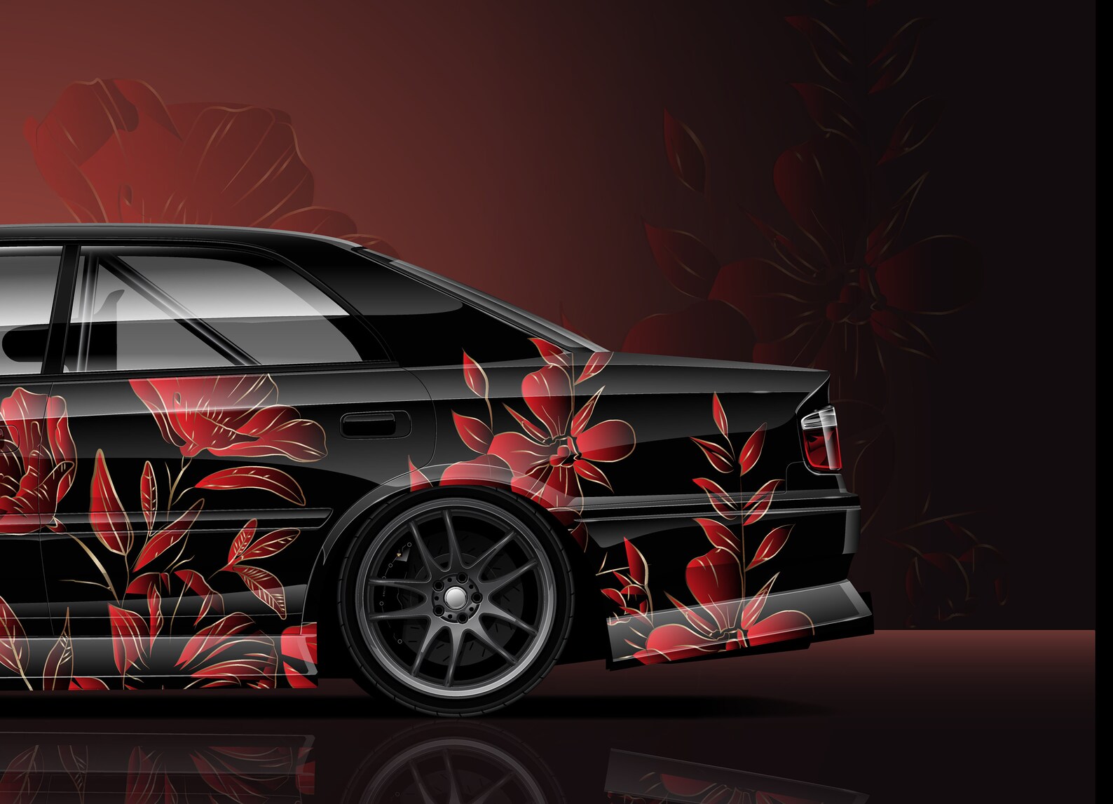 Traditional Floral Livery ~ Decal, Motorsport Livery, Digital Download ...