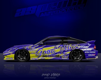 Kogarashi Drift Livery Decal, Motorsport Livery, Digital Download File, Vehicle Wrap - Etsy