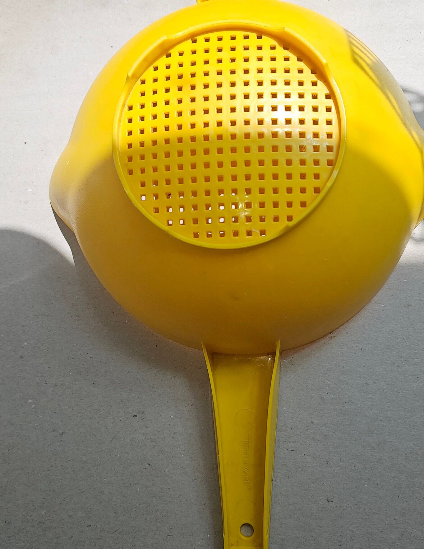 Tupperware Yellow 2 Quart Colander Strainer - Etsy