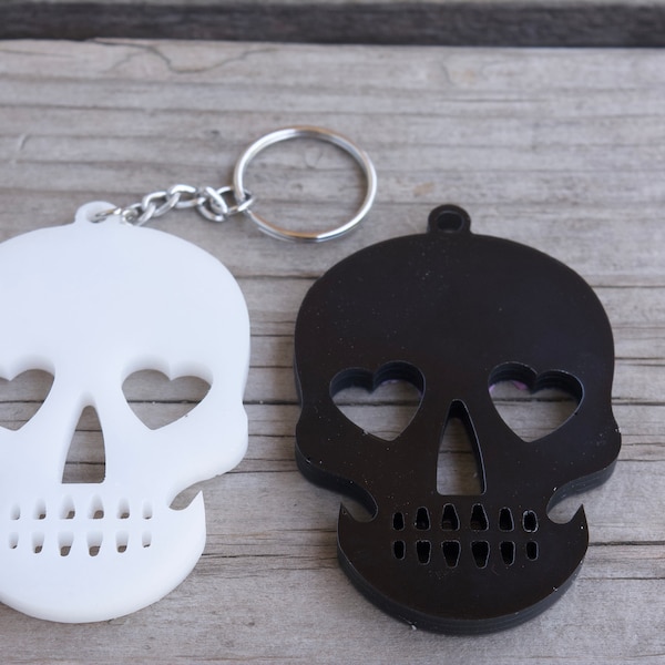 Skull Keychains - Etsy