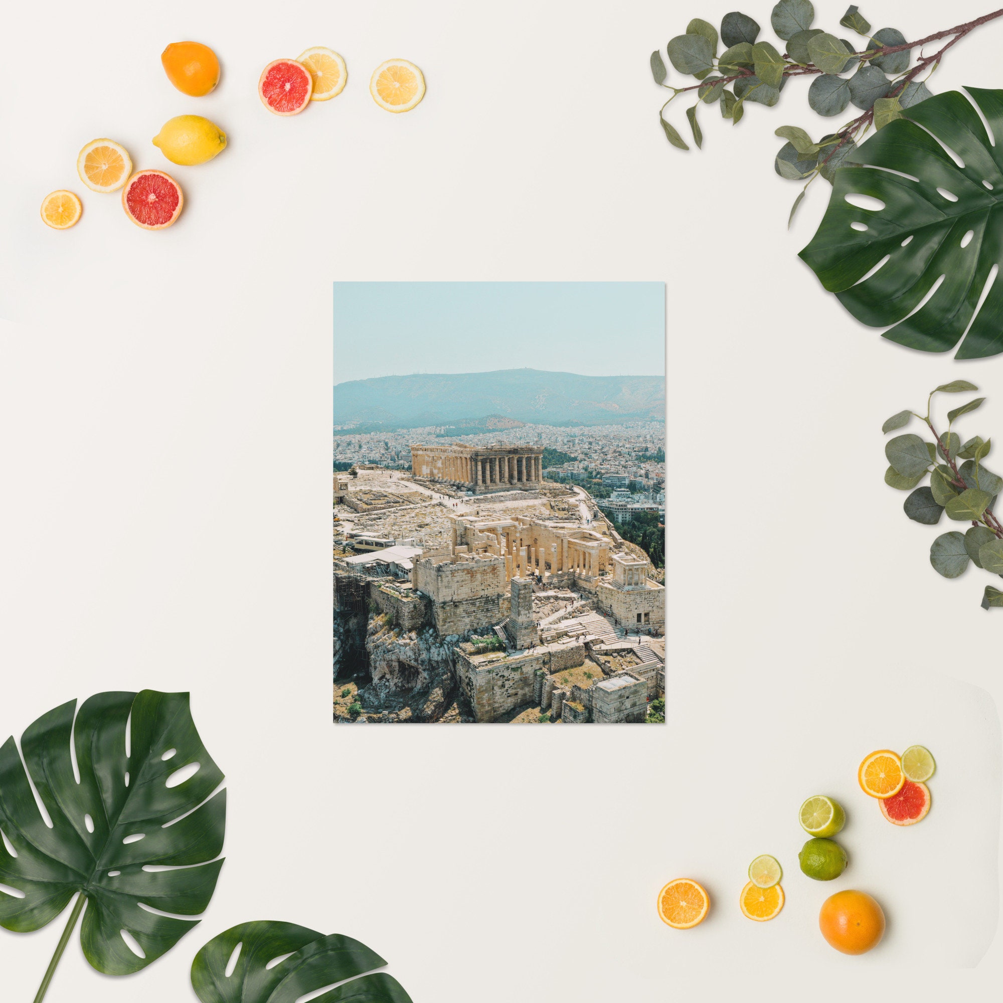 Acropolis of Athens in Greece. Ancient Greek Monumental Complex ...