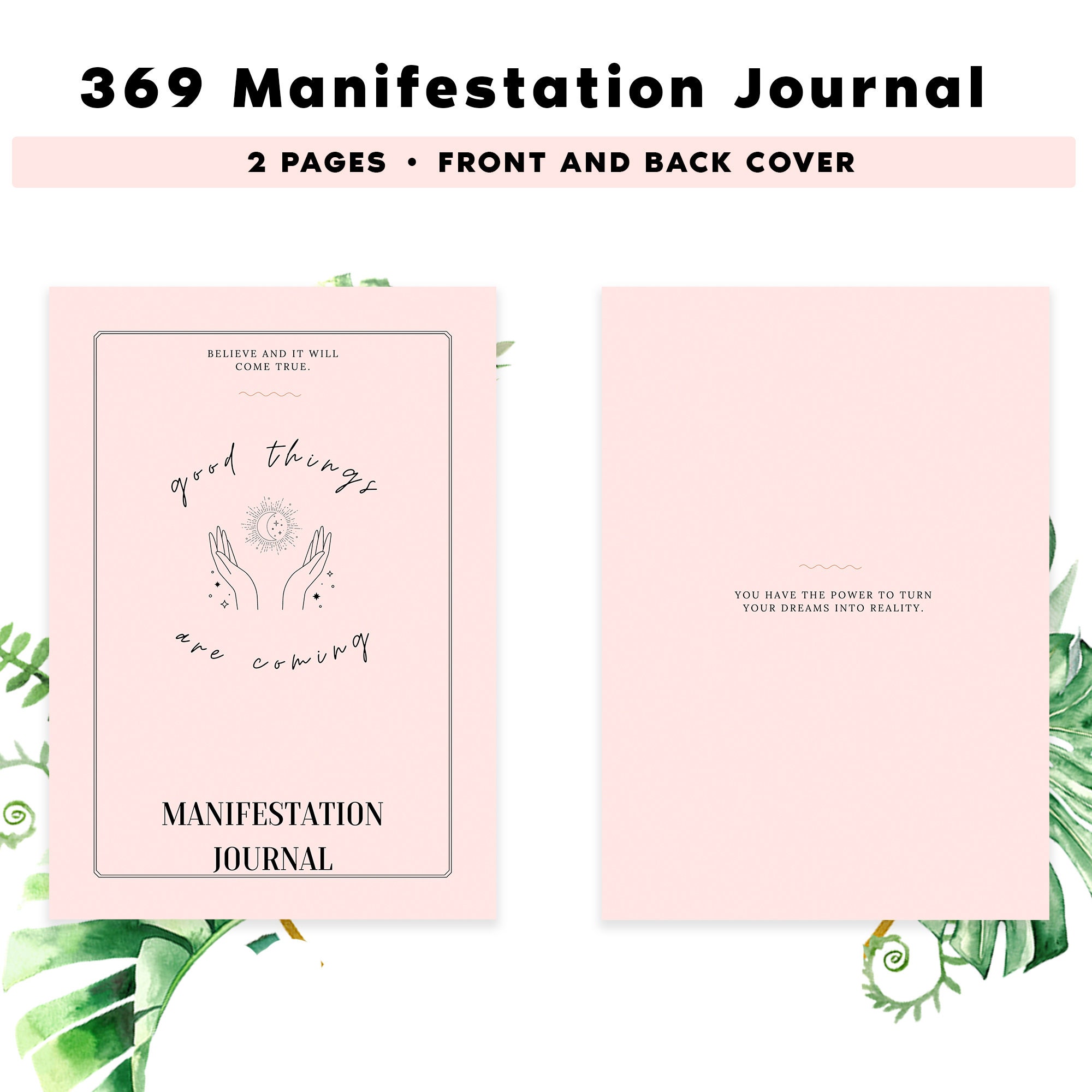 369 Manifest Journal | 369 Manifestation Journal | Law of Attraction ...