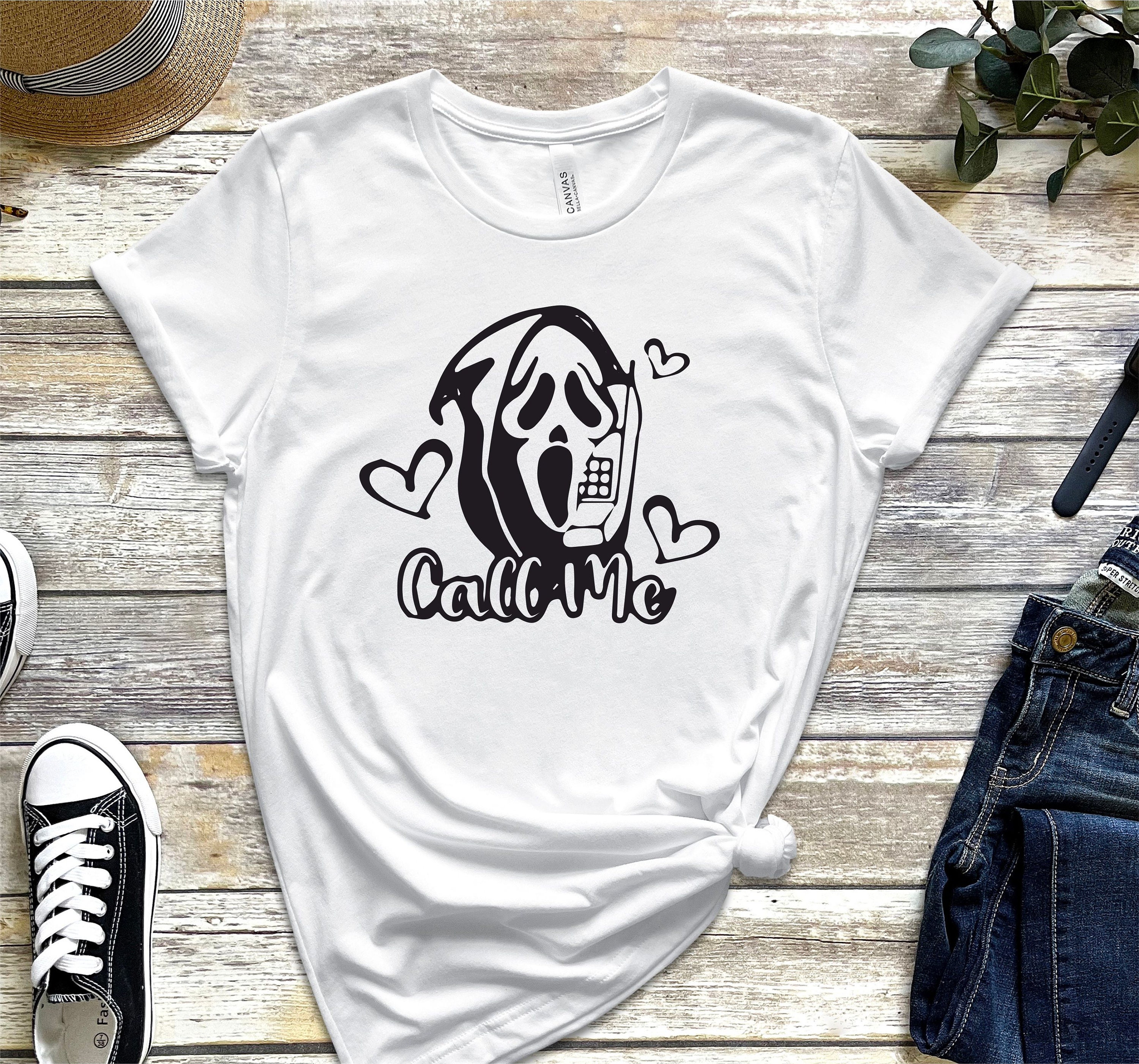 Scream Ghost Face Call Me Shirt ,Ghost Face Calling T-shirt sold by ...