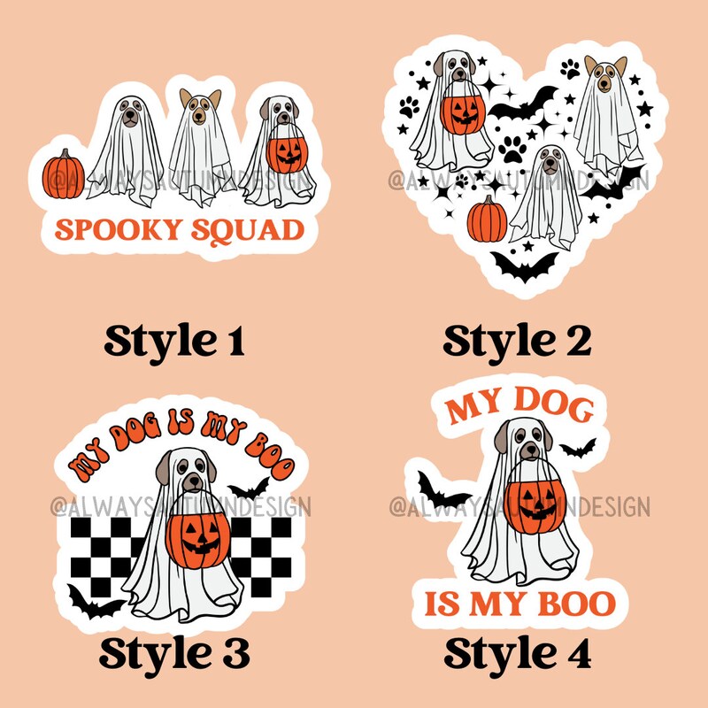 Halloween Stickers - Etsy