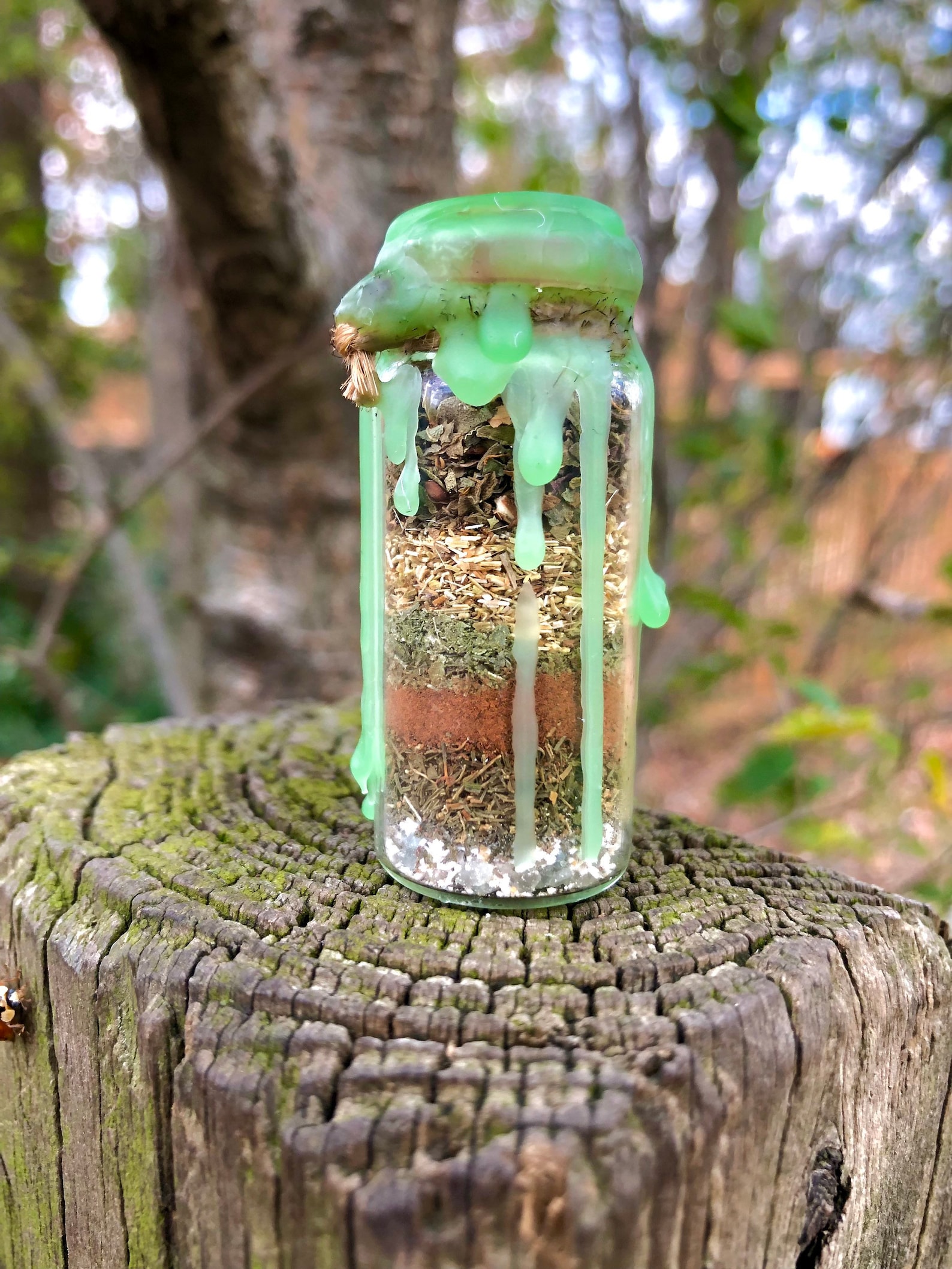 Prosperity & Luck Spell Jar Hand Crafted | Etsy