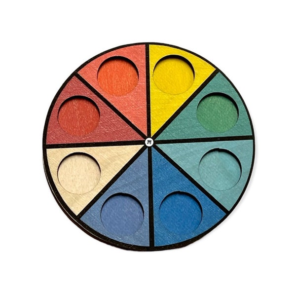 Wooden Learning Wheel - Etsy
