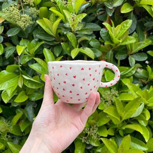 Handmade Ceramic Mug Ceramic Heart Mug - Etsy