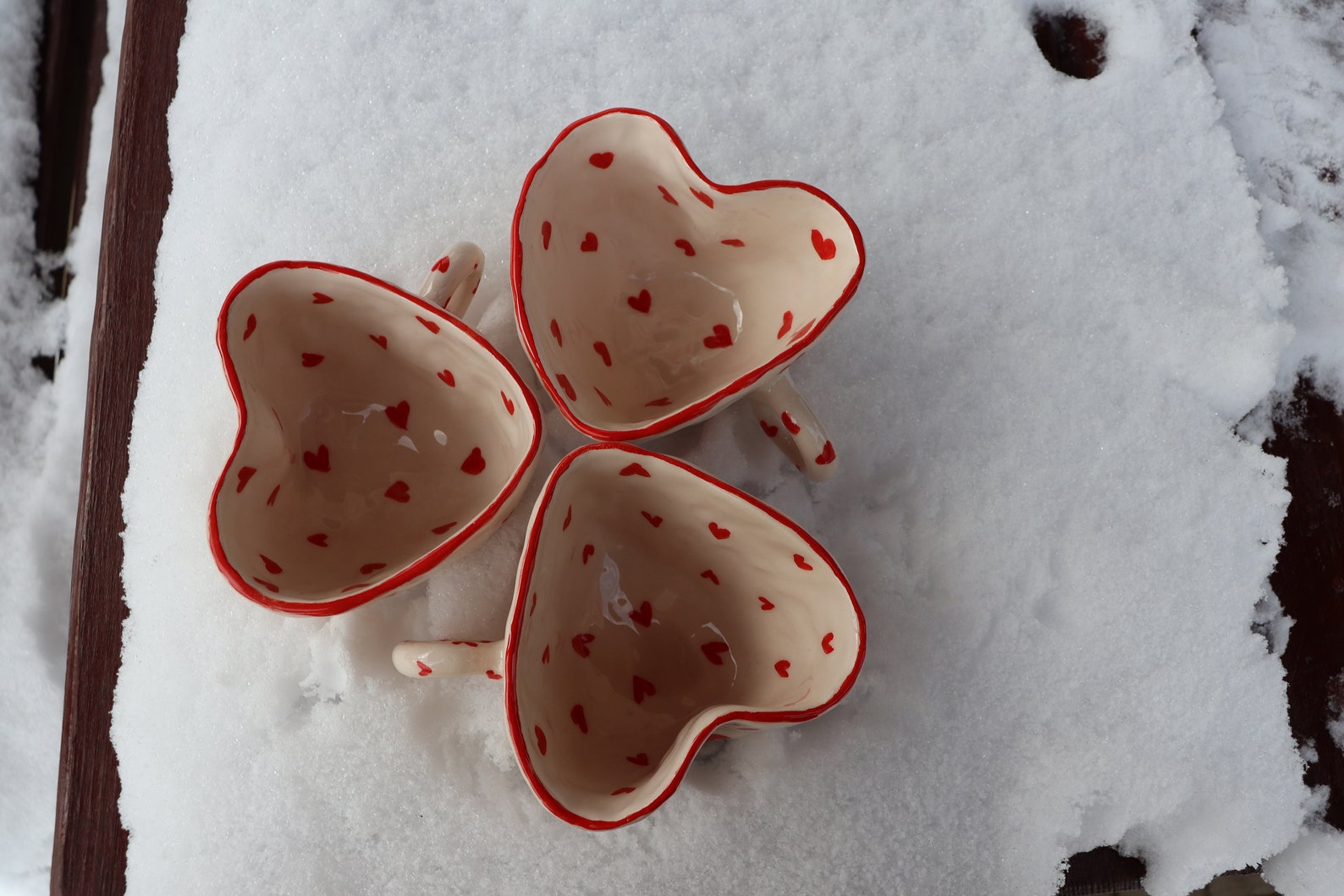 Ceramic Heart Mug Handmade Ceramic Love Mug - Etsy