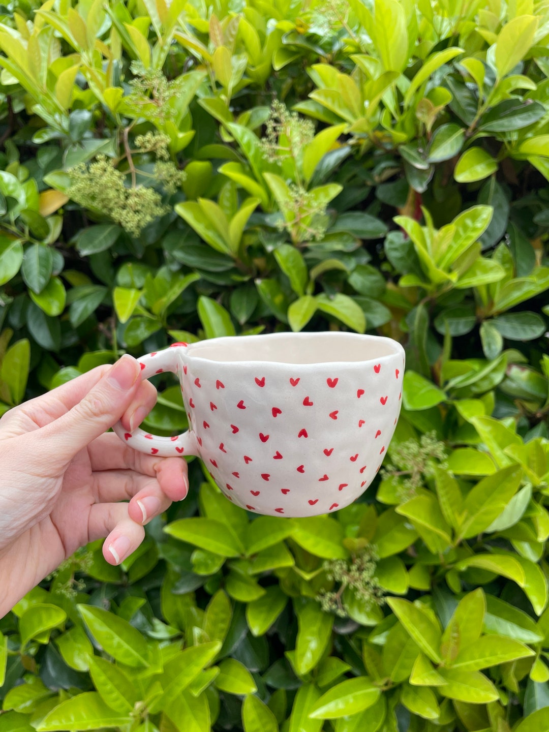 Handmade Ceramic Mug Ceramic Heart Mug - Etsy