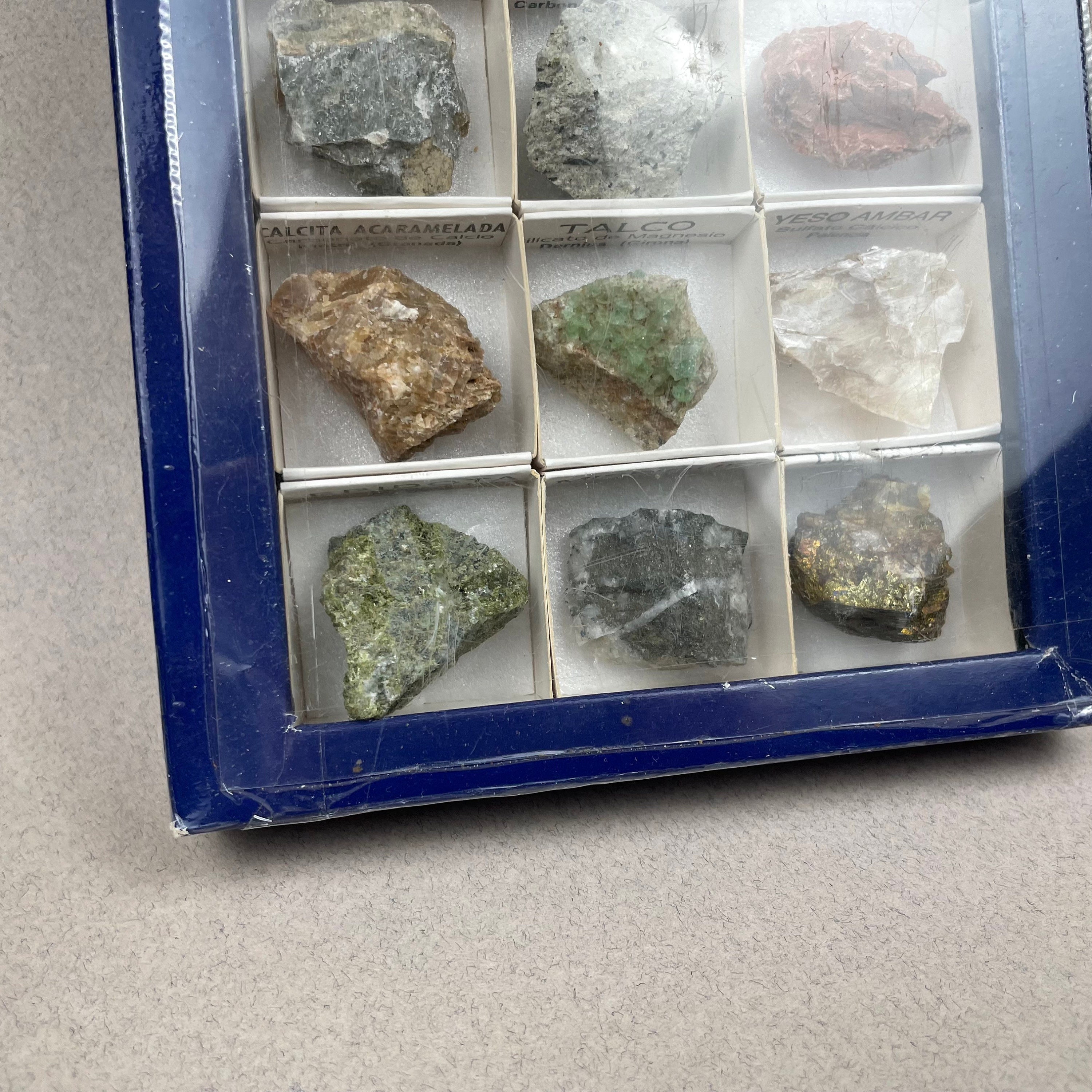 Rocks & Geodes Collection Minerals Minerales De Espana Set of 12 ...