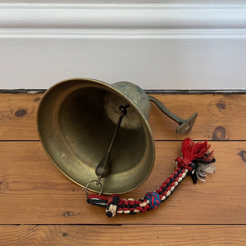 Antique Large Metal Brass Outdoor Door Bell Gold Victorian - Etsy UK