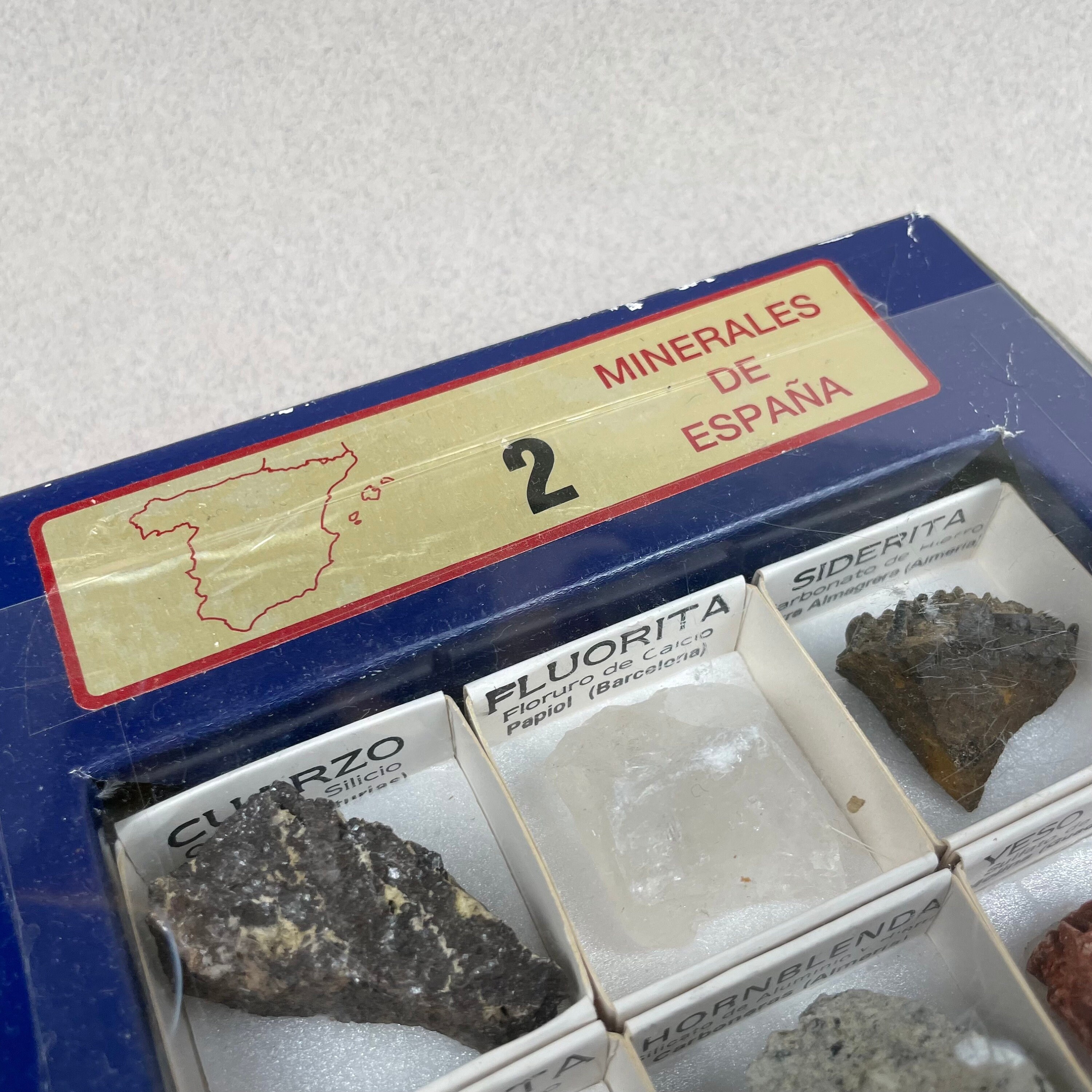 Rocks & Geodes Collection Minerals Minerales De Espana Set of 12 ...