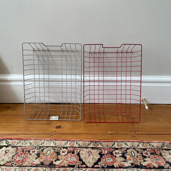 Vintage Retro A4 Paper Metal Wire Rack Filling System Table - Etsy
