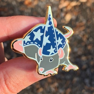 Wizard Rat Enamel Pin - Etsy