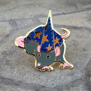 Rat Enamel Pin Set – Ravioli Rat & Wizard Rat - Etsy
