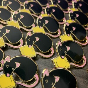 Ravioli Rat "ratvioli" Enamel Pin - Etsy