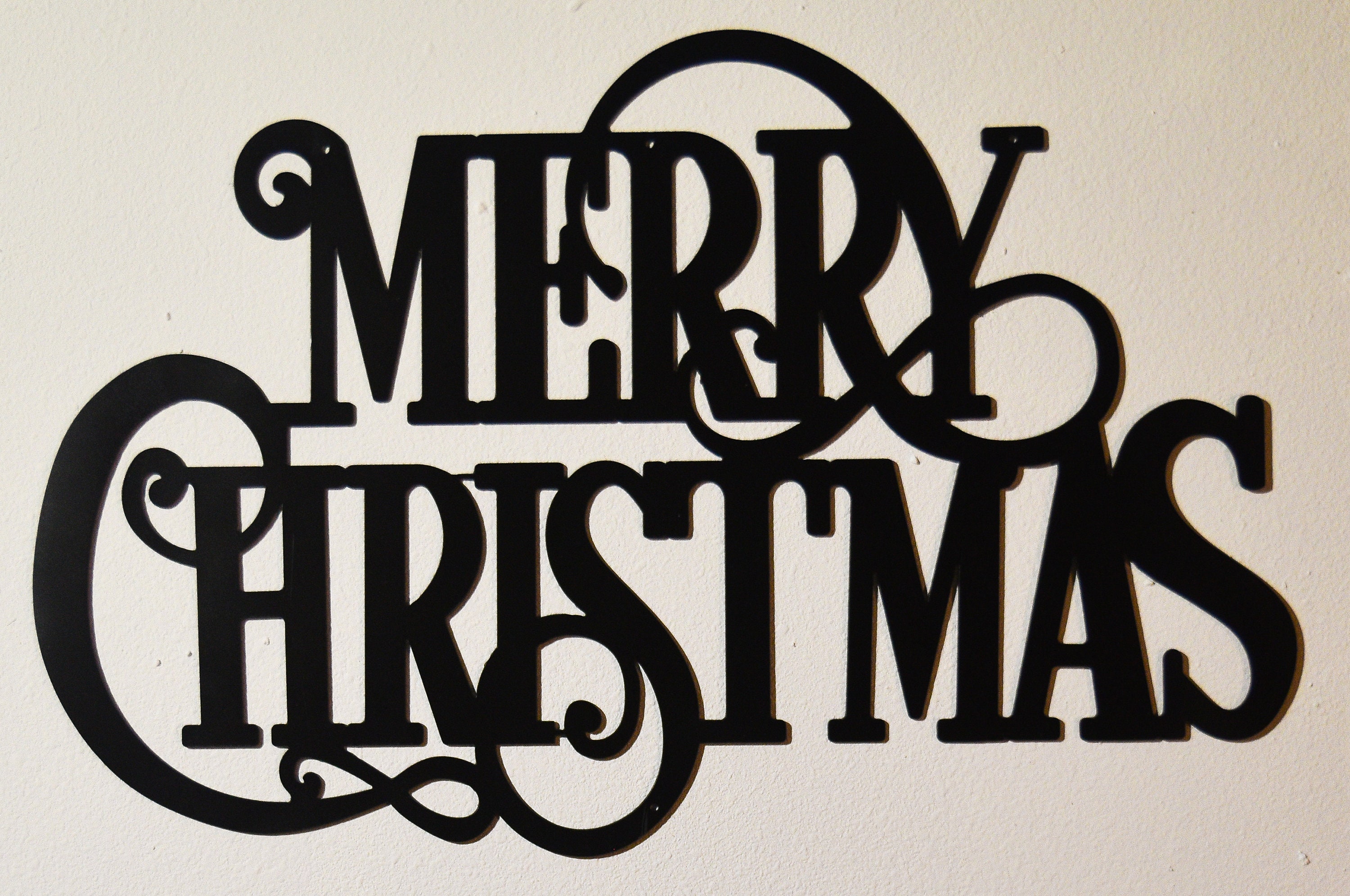 Merry Christmas Sign - Etsy