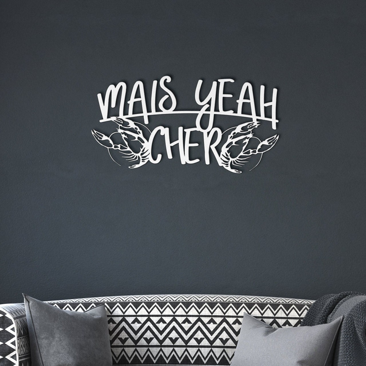 Mais Yeah Cher Cajun Metal Home & Patio Decor - Etsy