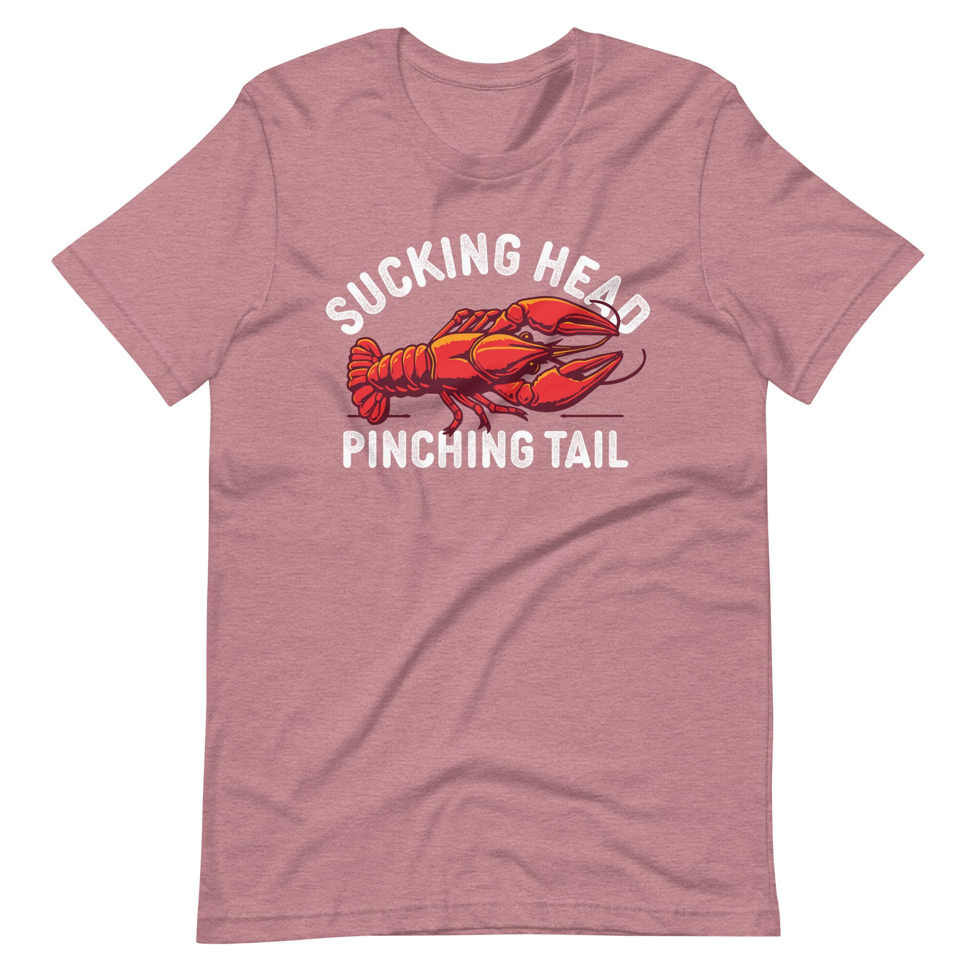 Funny Crawfish Boil T-shirt With Sucking Head and Pinching Tail Design ...