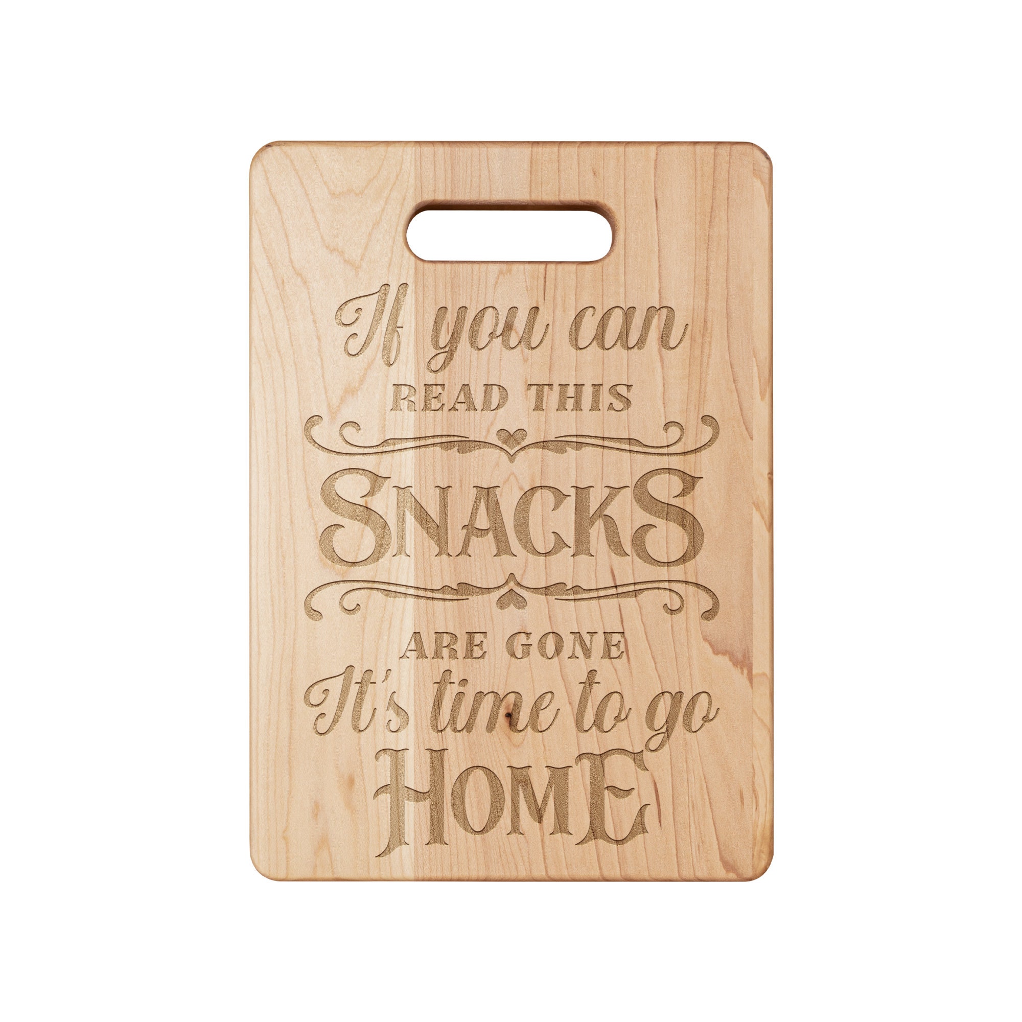 Funny Charcuterie Board "if You Can Read This Snacks Are Gone It's Time to Go Home" | Funny ...