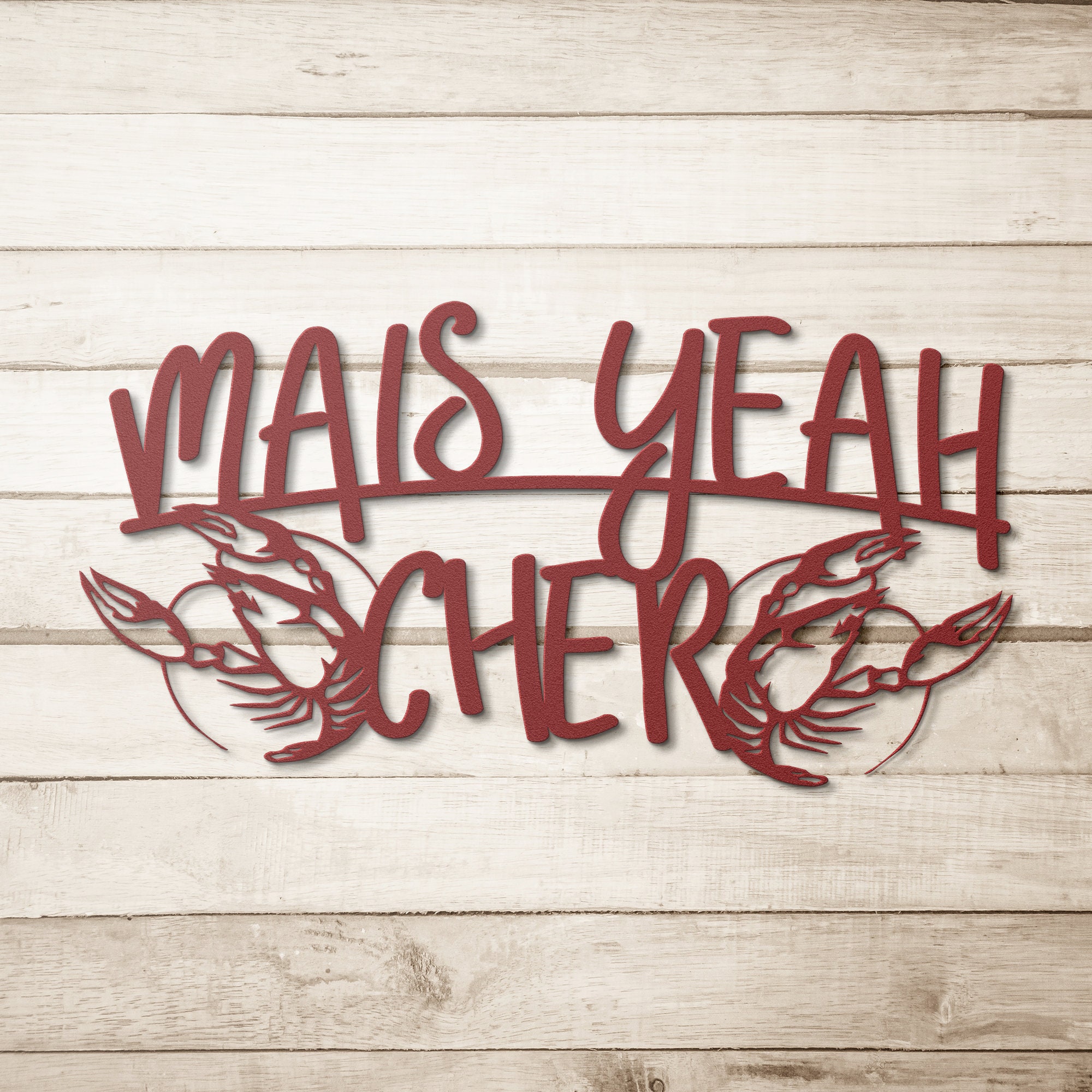 Mais Yeah Cher Cajun Metal Home & Patio Decor - Etsy
