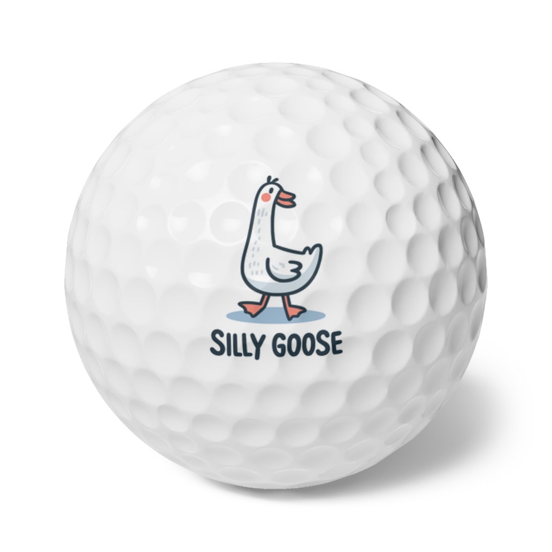 Silly Goose Golf Balls, 6-count | Half Dozen | Funny Golf Balls ...