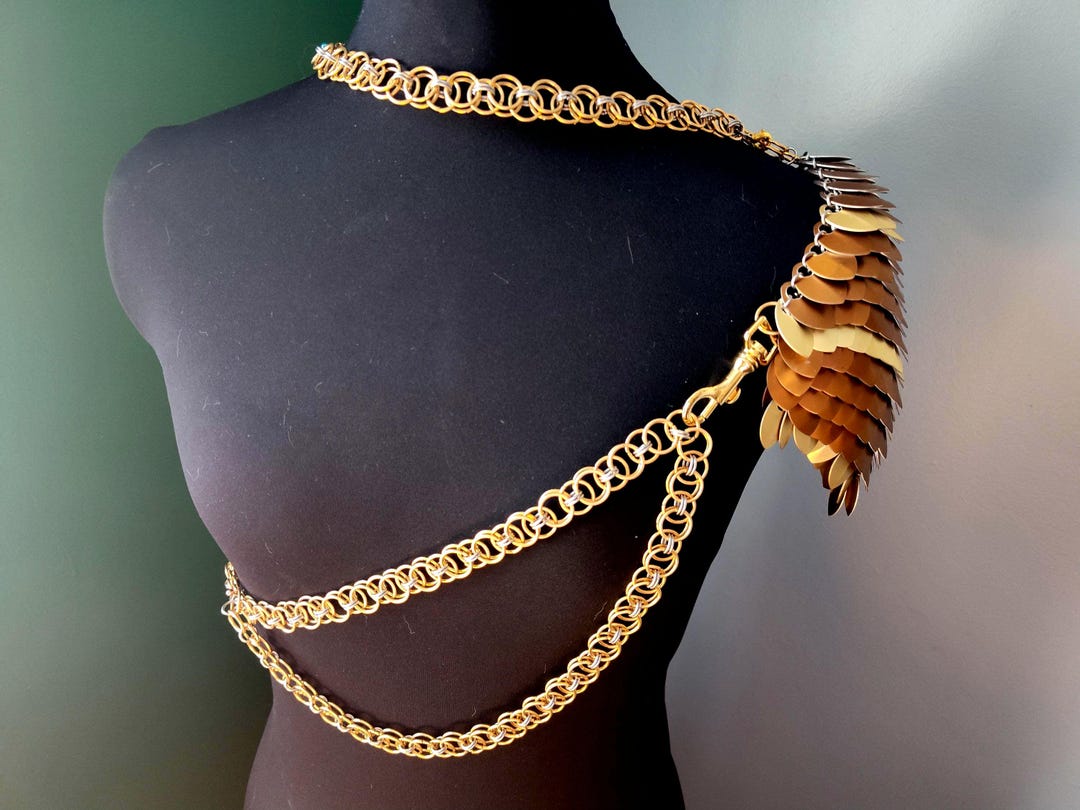 Dragon Scale Epaulettes patterns - Etsy