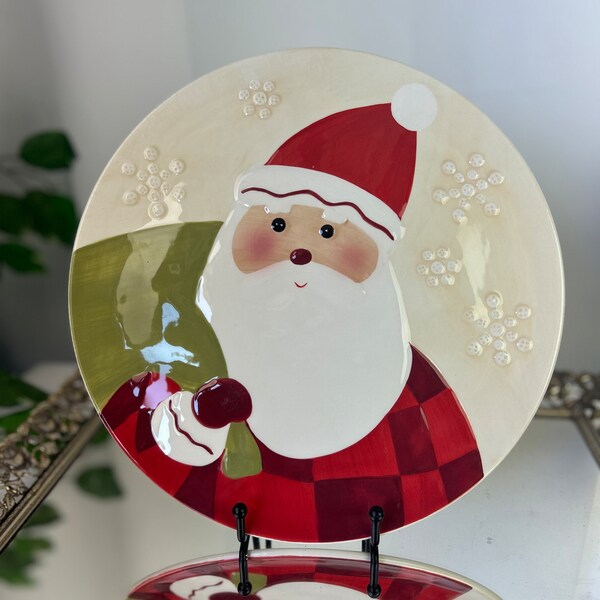 Santa Hallmark Tray - Etsy